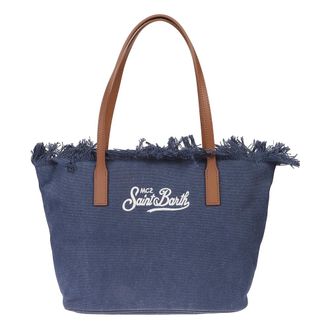 MC2 Saint Barth Femme, Sacs, Bleu, Taille: ONE Size Vanity Tote Bag