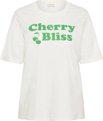 Kaffe Curve Femme, Tops, Blanc, Taille: 40 FR T-Chemises