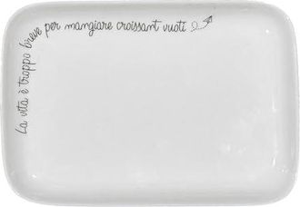 La Porcellana Bianca Le Onesti Rechteckiger Teller 22 x 15 cm, Porzellan