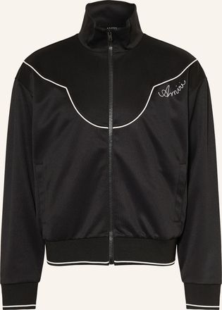 Amiri Amiri Track Jacket Aus Satin schwarz