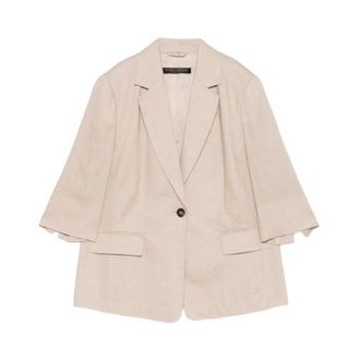 Marina Rinaldi Femme, Vestes, Beige, Taille: 46 FR Blazers