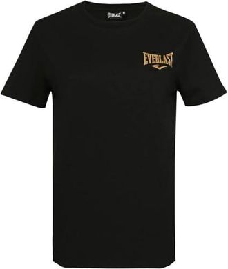 Everlast Shawnee W2, T-Shirt Femme, Black/Gold, M