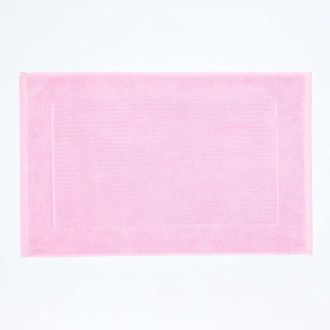 Homescapes Frottee Badvorleger Imperial 50 x 80 cm rosa, Duschvorleger aus 100% Baumwolle in Hotel Qualit&auml;t