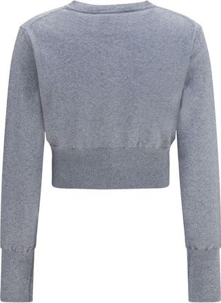 Vivienne Westwood Womens Gray Cotton Cardigan Clothing