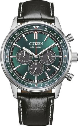 Citizen Eco-Drive Classic Chronograph, Leder Gr&uuml;n, 42mm Herrenuhr CA4720-01X