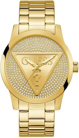 Guess Uhren - Quarz-Analoguhr Badge - Gr. unisize - in Gold - f&uuml;r Damen