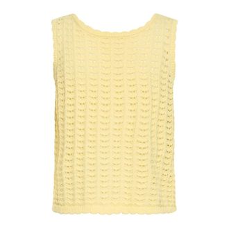 Ichi Ichi - Haut sans manches - Femme - Tops - Jaune - Taille: 44 FR