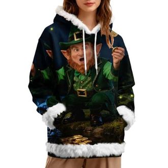 Generic Chandail &agrave; capuchon d&eacute;contract&eacute; pour femme | Sweat &agrave; capuche imprim&eacute; d&eacute;contract&eacute; pour les vacances, les festivals, les v&ecirc;tements athl&eacute;tiques, GN2., 3X