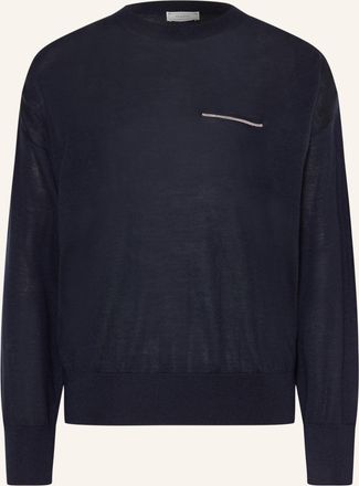 PESERICO Peserico Pullover Mit Cashmere Und Seide blau