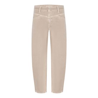 Cambio Elin Cropped Jeans - - Jeans - Damen - Beige - 2XL