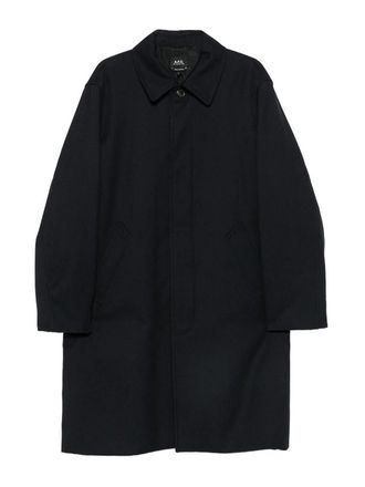 A.P.C. A. P.C. Manteau Au Genou - Bleu