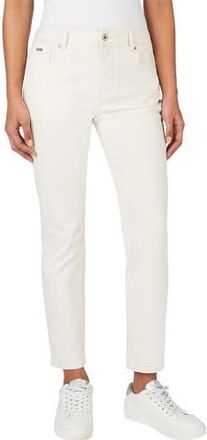 Pepe Jeans London Femme Tapered Taille Haute Pl204591, Bleu (Denim-WI5), 27W/28L