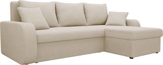 Mirjan24 Ecksofa Kristofer Lux, Eckcouch Couch! mit Schlaffunktion, Zwei Bettkasten, Farbauswahl, Wohnlandschaft! Bettfunktion! Design L-Form Sofa! Seite Unive