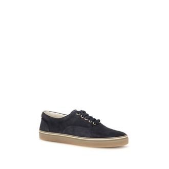 Brunello Cucinelli Suede Low-Top Sneakers - Blue
