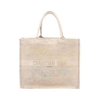 Dior Pre-owned Book Tote Grand Cabas - Femme - Pre-owned - Beige - Taille: ONE Size