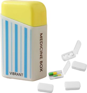 Generic Pillenhülle | Pillen-Organizer für 7 Tage - Aufbewahrung von Nahrungsergänzungsmitteln, Medikamentenspender, Reiseetui für Reisen, Urlaub, Outdoor, Sc