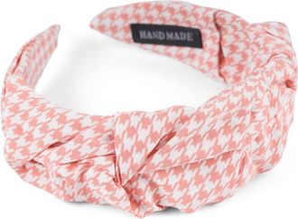 styleBREAKER Haarschmuck Haarreif mit Hahnentritt Muster