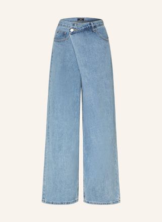 Eleh Eleh Jeans In Wickeloptik blau