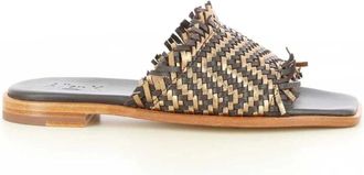 Allan K Allan K, Femme, Chaussures, Brun, Taille: 39 EU Wilma Zigzag