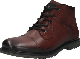 Bugatti Herren Schlupfstiefel, Männer Stiefel Kaltfutter,uebergangsstiefel,uebergangsschuhe,lederstiefel,reißverschluss,Dark red (3100),44 EU/EU UK