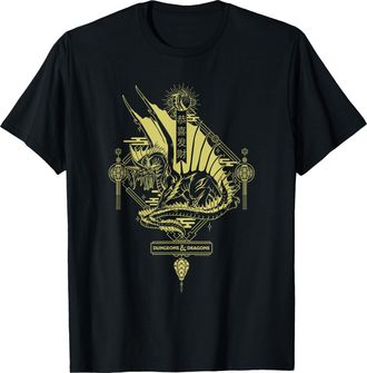 Dungeons & Dragons 50th Anniversary Gold Dragon Lanterns T-Shirt