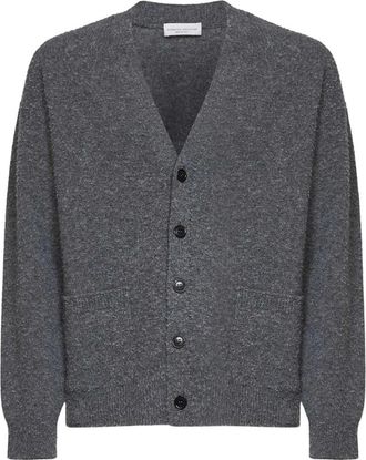 Roberto Collina Cardigan ML Casentino - - Knitwear - Herren - Grau - 2XL