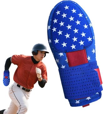 Generic Baseball-Schiebehandschuh, wendbarer Softball-Schiebehandschuh mit verstellbarem Handgelenk, Baserunning Sport-Handschutzausr&uuml;stung f&uuml;r Training, Wett