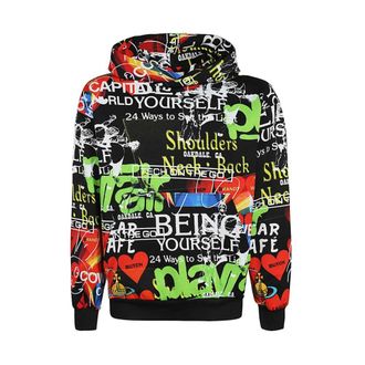 Vivienne Westwood Hoodie mit All-Over-Print - - Sweatshirts & Hoodies - Herren - Mehrfarbig - XS