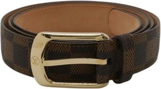 Louis Vuitton Ceinture Standard Damier Vintage Pre-owned - Homme - Pre-owned - Brun - Taille: ONE Size