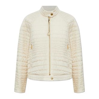 Moncler Femme, Vestes, Beige, Taille: 38 FR Aubrieta Down Jacket