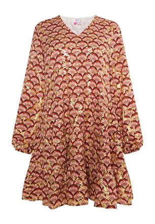 Izia Kleid Damen Kamel Mehrfarbig