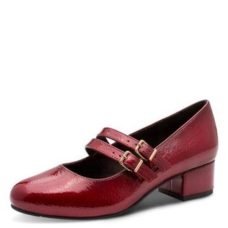 Jana Mary Jane Femme Petit Talon Vegan, Fire Patent, 39 EU