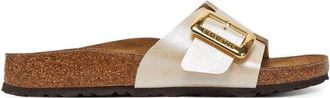 Birkenstock Pantoletten Catalina Cushion Buckle 1029393 Écru