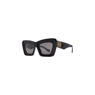 Loewe Lunettes de soleil transparentes Beveled Cateye