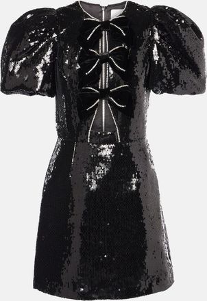 Rebecca Vallance Verziertes Minikleid Lena mit Pailletten