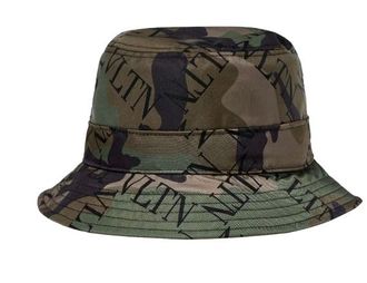 Valentino Garavani Camouflage Print Hat Size M