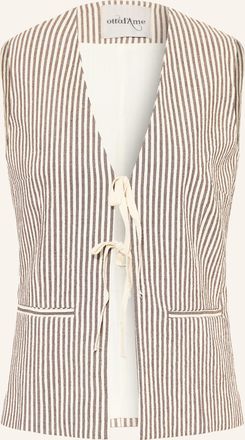 ottod'Ame Ottodame Blazerweste braun