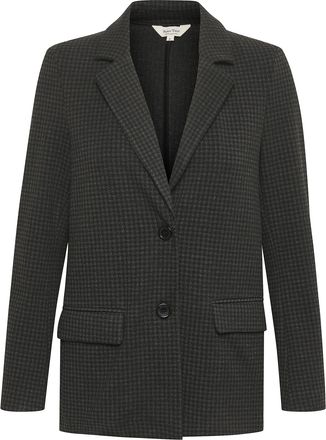 Part Two Part Two Damen, einreihig, mit Notch Lapel Checked Fabric Pockets Blazer, Dark Grey Check, 44