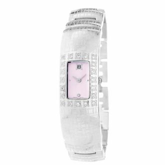 Laura Biagiotti Femme, Accessoires, Gris, Taille: ONE Size Montre Femme en Acier Inoxydable Quartz