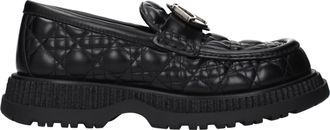 Dior Mocassins Buffalo Hommes Cuir Noir