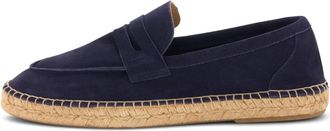 Boggi Milano Homme, Chaussures, Bleu, Taille: 46 EU B Tellin Espadrilles en Cuir Daim