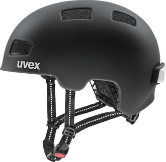 Uvex City 4 - Leichter Fahrradhelm f&uuml;r Damen und Herren - individuelle Gr&ouml;&szlig;enanpassung - waschbare Innenausstattung - Black matt - 55-58 cm