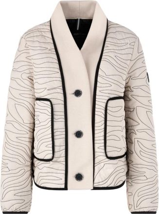 Marc Cain Steppjacke mit Nahtdetail - - Jackets - Damen - Wei&szlig; - L