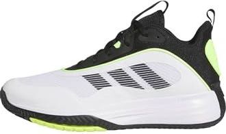adidas Homme OWNTHEGAME 3.0 Shoes, FTWR White/Core Black/Lucid Lemon, 50 2/3 EU