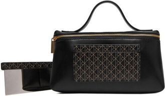 Calvin Klein Kosmetiktasche Emblem Aop Beauty Case Giftset LV04F1102G Schwarz