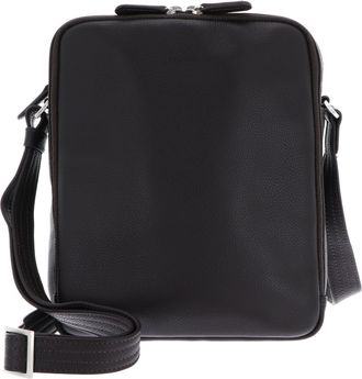 Picard Umhängetasche, Milano 6037, Farbe Cafe/Dunkelbraun, robustes Rindsleder in dezentem Glanz, 24x19x8cm, Reißverschluss, Steckfächer, verstellbarer Gurt
