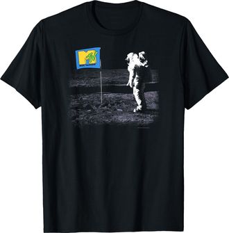 Giesswein Moon Person Vintage Flagge auf dem Mond T-Shirt