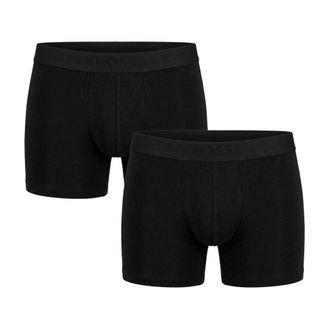 HUGO BOSS Homme, Sous-v&ecirc;tements, Noir, Taille: S BoxerBr 2P UltraSoft