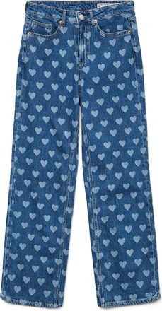 Vero Moda Vero Moda Female Weit geschnitten VMTESSA Hohe Taille Weiter Beinschnitt Jeans