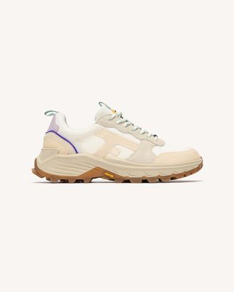 Faguo Baskets blanc et vert - HAZEL MONSTERA